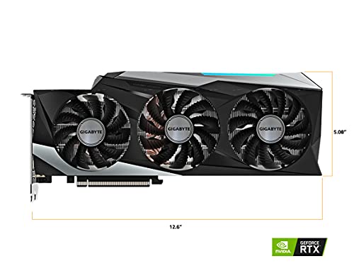 GIGABYTE GeForce RTX 3080 Gaming OC 10G (REV2.0) Graphics Card, 3X WINDFORCE Fans, LHR, 10GB 320-bit GDDR6X, GV-N3080GAMING OC-10GD Video Card