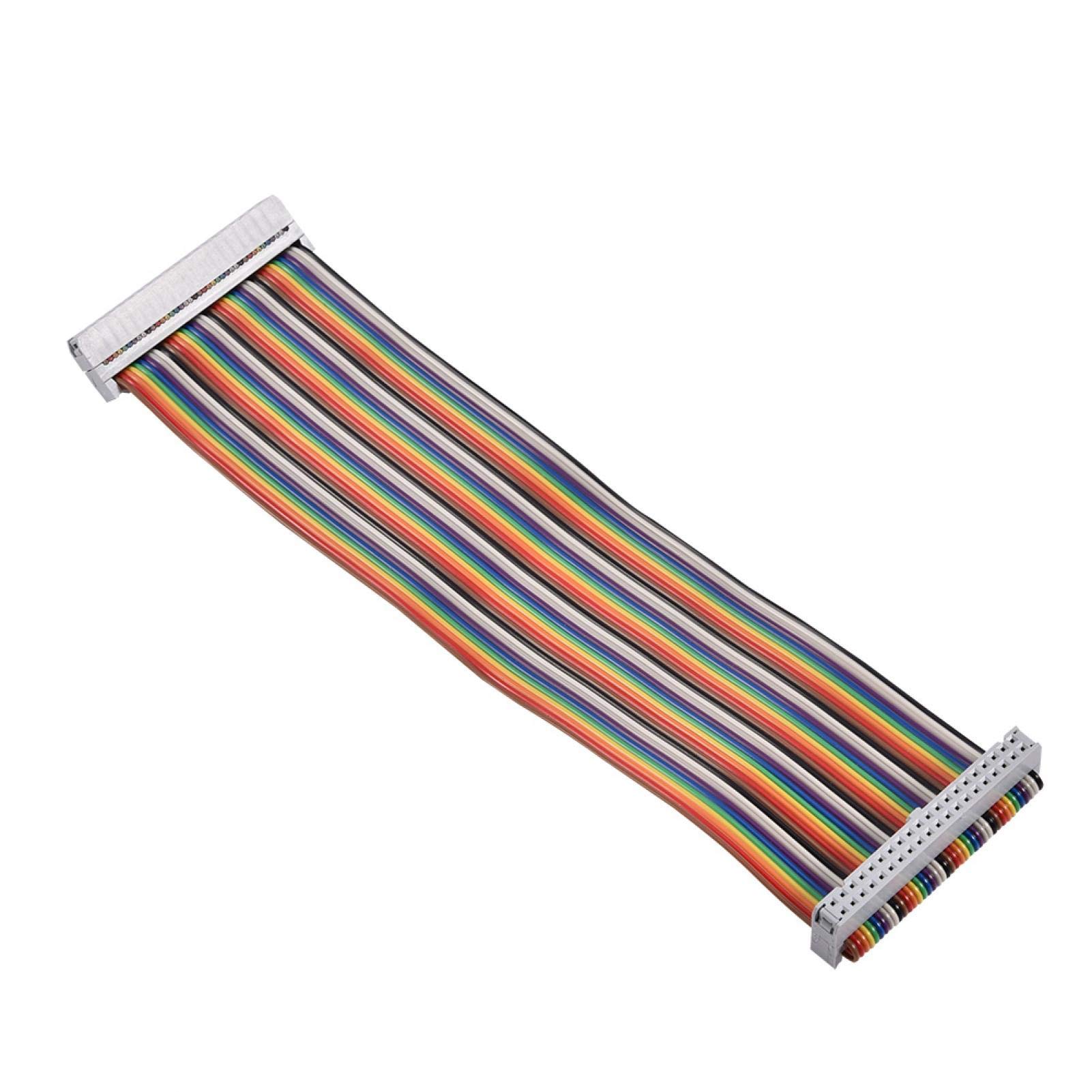 Female to Female GPIO Ribbon Cable 40Pin, Rainbow Ribbon Adapter Cable for Banana Pi/Raspberry Pi 2/3 with Good Contacts and Suitability