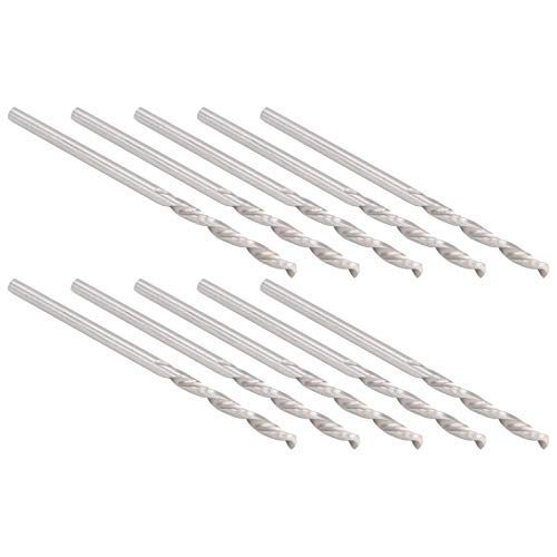 10Pcs High Speed Steel Cobalt Drill Bit Set, 1.75mm/0.07in Twist Drill Bit Small Straight Shank Pearl Drilling Machine Tools, for Pearl Beads Punching, Jewelry Processing