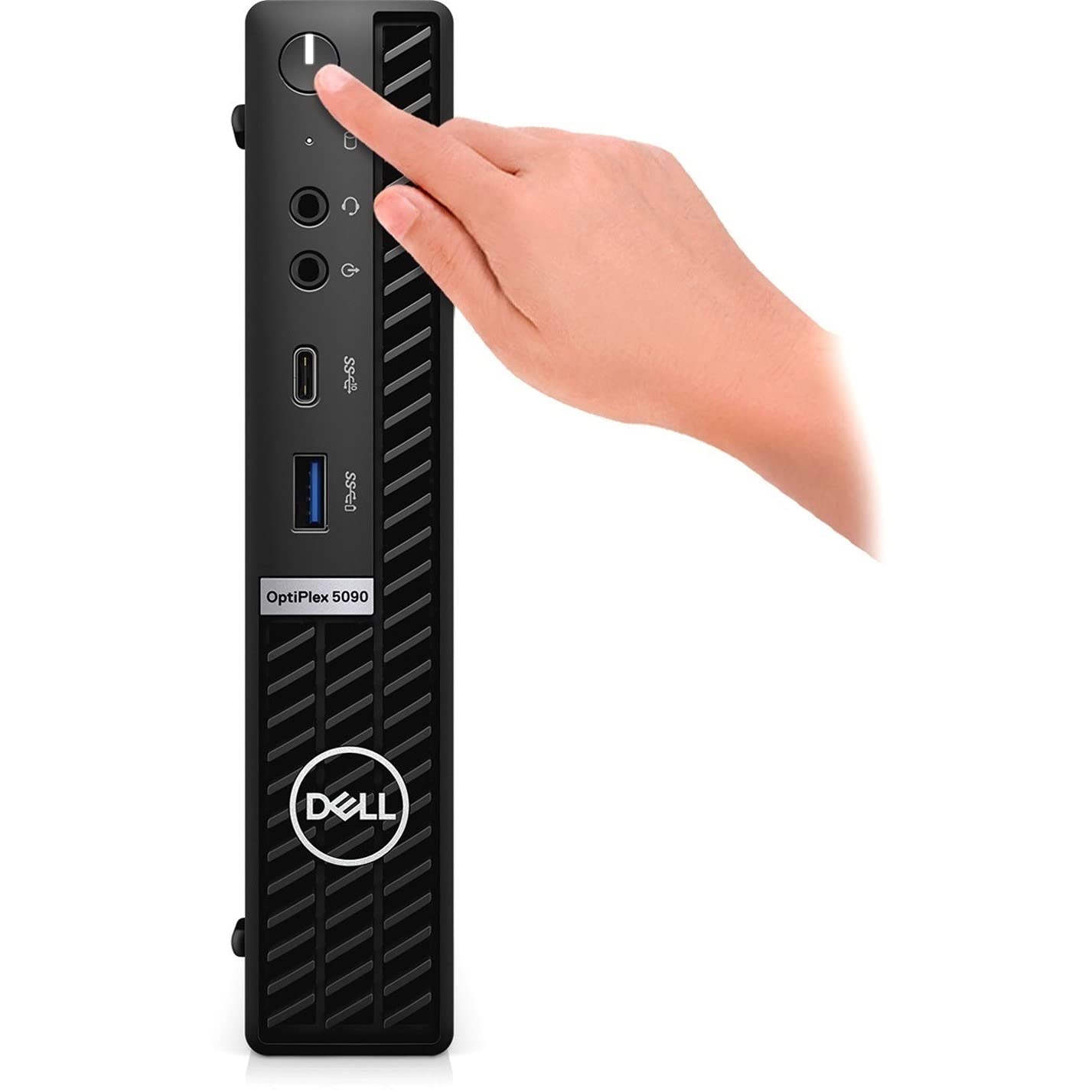 Dell OptiPlex 5000 5090 Desktop Computer - Intel Core i5 10th Gen i5-10500T Hexa-core (6 Core) 2.30 GHz - 8 GB RAM DDR4 SDRAM - 128 GB M.2 PCI Express NVMe 3.0 x4 SSD - Micro PC - Black