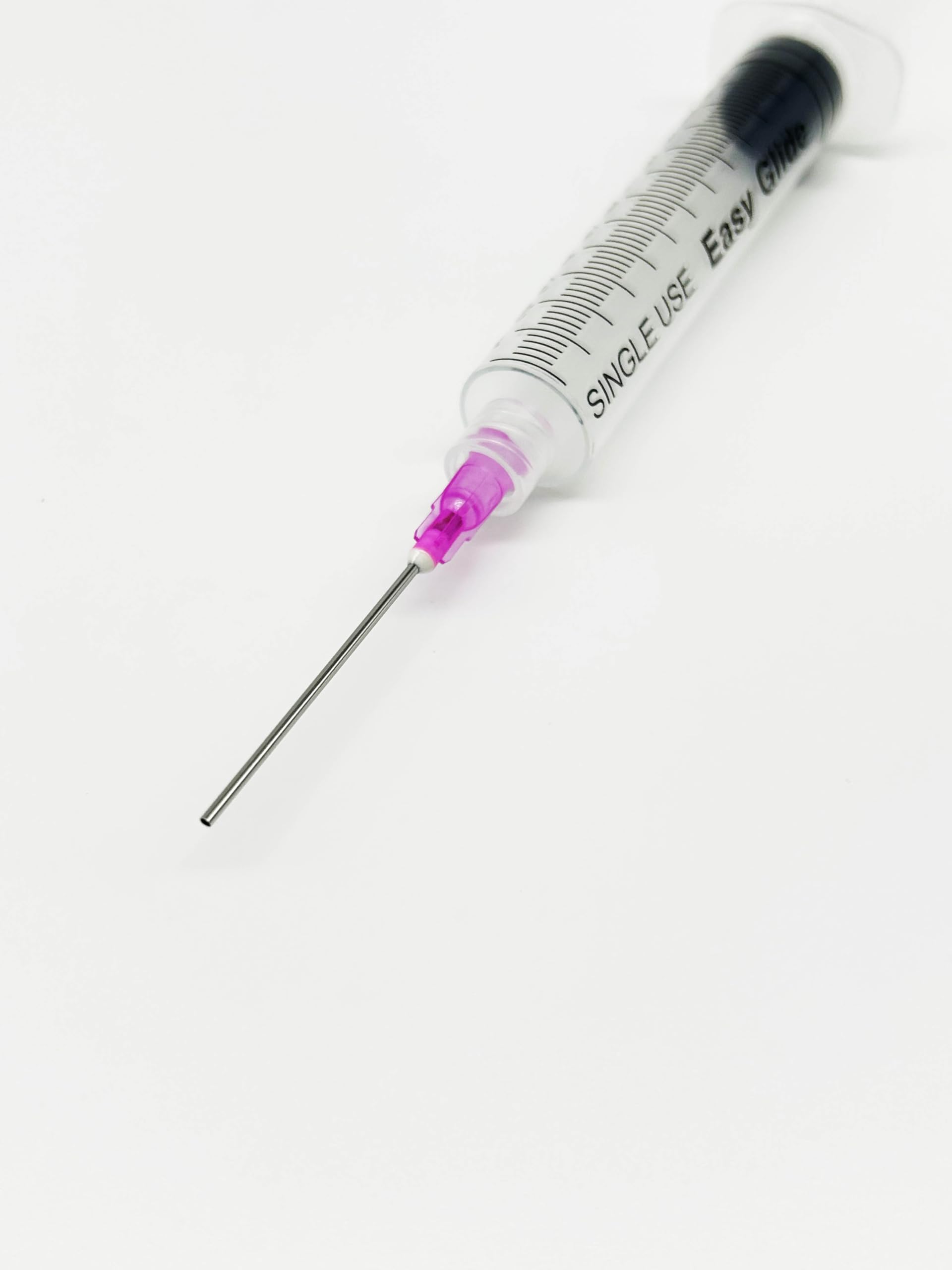3ml Sterile Syringe 18g x 1 1/2" Blunt Tip Needles - Pack of 10 - Ideal for Accurate Dispensing, Crafting, DIY Projects, and Liquid Handling