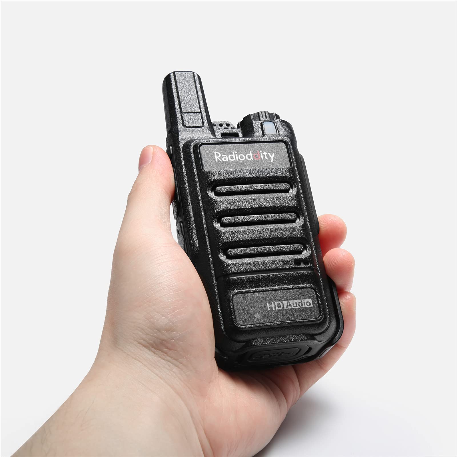 Radioddity GM-N1 GMRS Radio Handheld, Noise Canceling Long Range Two Way Radio for Adults, with 30 Channels 3000mAh Rechargeable Battery, Privacy Code, VOX for Camping, Offroad (2 Packs)
