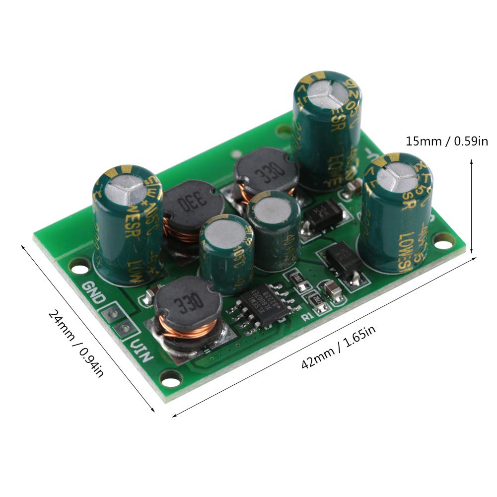 Jeanoko Positive and Negative Voltage Regulator DC-DC Boost Converter Positive and Negative Power Supply Boost Regulator(Output Voltage ¡À12VDC)