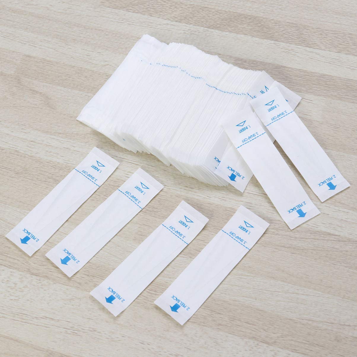 Exceart 200pcs Disposable Thermometer Covers Safe Electric Thermometers Probe Covers Sleeves for Oral Ear Armpit Rectal Digital Thermometer