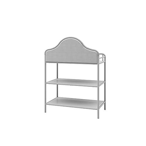Little Seeds Piper Upholstered Metal Changing Table, Nursery Furniture, Dove Gray