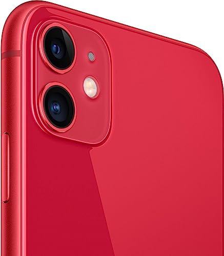 Apple iPhone 11, 64GB, Red - Unlocked (Renewed)
