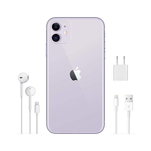 Apple iPhone 11 64GB, Purple - Locked Cricket Wireless (Renewed)