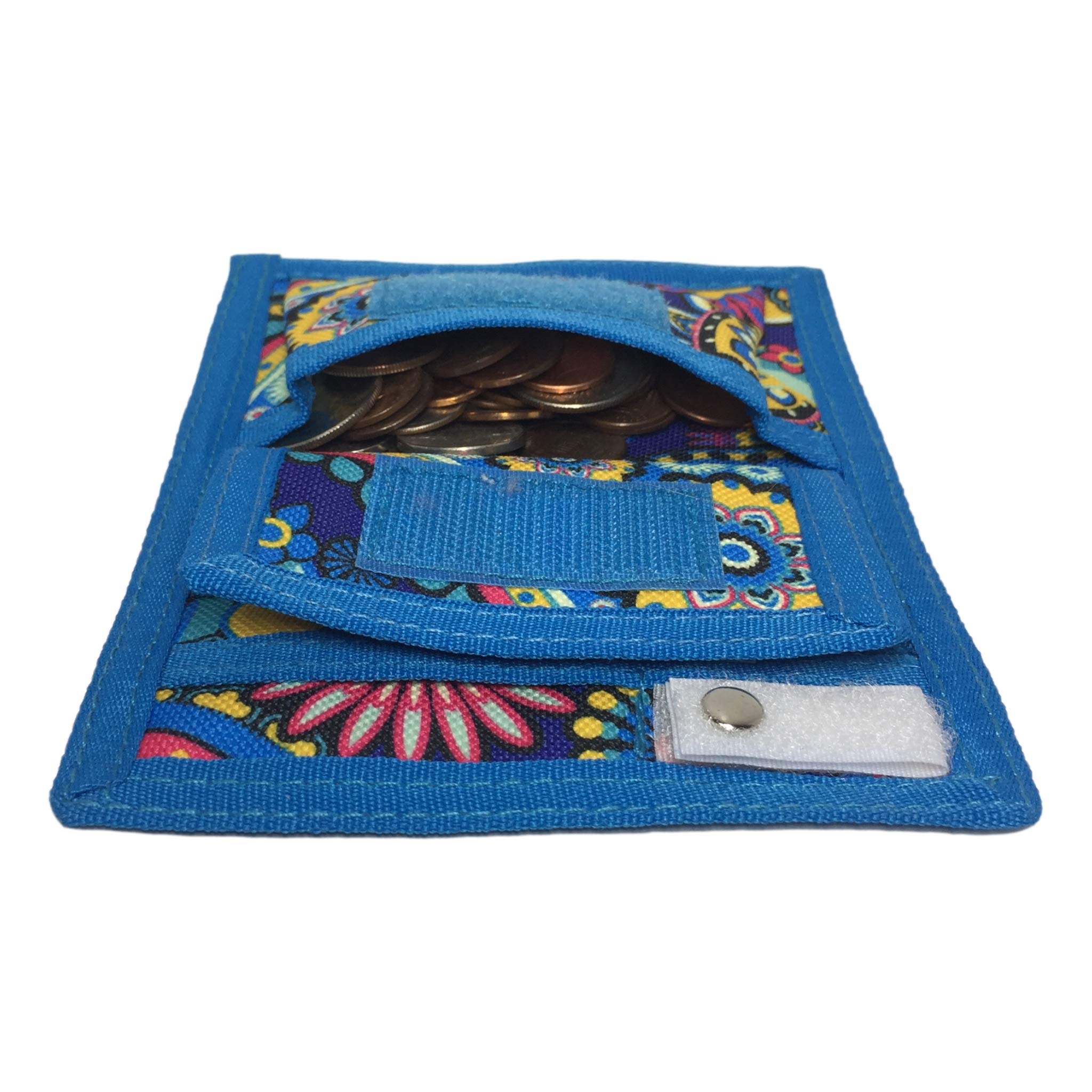Applegate Brands llc Blue Paisley 6 Piece Protective Scrubs Lab Coat Pocket Organizer Kit