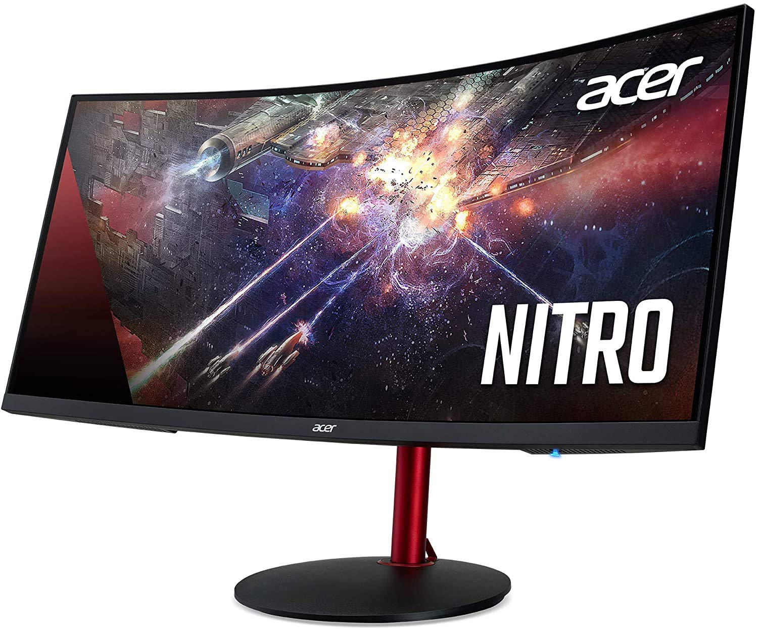 acer Nitro - 34" Curved Monitor UW-QHD 3440x1440 75Hz VA 21:9 1ms MPRT 300Nit (Renewed)