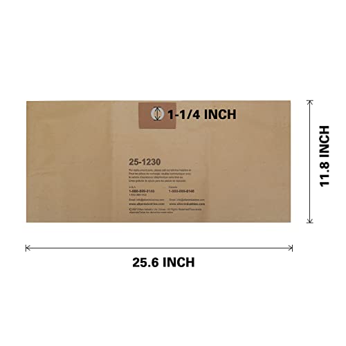 Stanley 25-1230 4-5 Gallon Disposable Filter Bag 1-1/4" for Wet/Dry Vacuum SL18130P SL18133 SL18129, 3 Pack