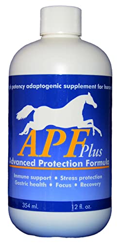 APF Plus Equine Adaptogen Formula | Provide Immune Support with Proper Glucose Metabolism | Overall Stress Protection for Your Horse| Promote and Support Healthy Digestive System, 12oz