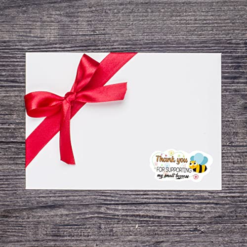 Wailozco Thank You Bee Stickers,Thank You Stickers,Handmade Stickers,Small Shop Stickers,Envelopes Stickers for Small Business, Online Retailers,Handmade Goods,500 Labels Per Roll