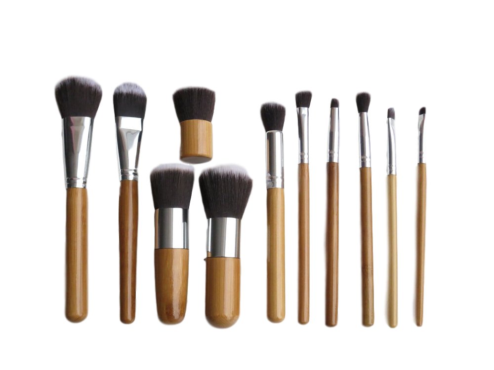 15 Colors Cosmetics Cream Contour Foundation Concealer Palette Kit with 11pcs Bamboo Brush