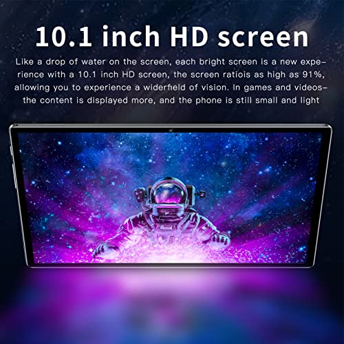 10.1 Inch Android 12 Tablet pc, 6GB 128GB 8 core CPU 1960 x 1080IPS HD Touch Screen 10.1 inch tablet 2MP and 8MP Camera 5G Dual Frequency Dual SIM Dual Standby Tablet PC 8000mAh Lithium Battery(#2)