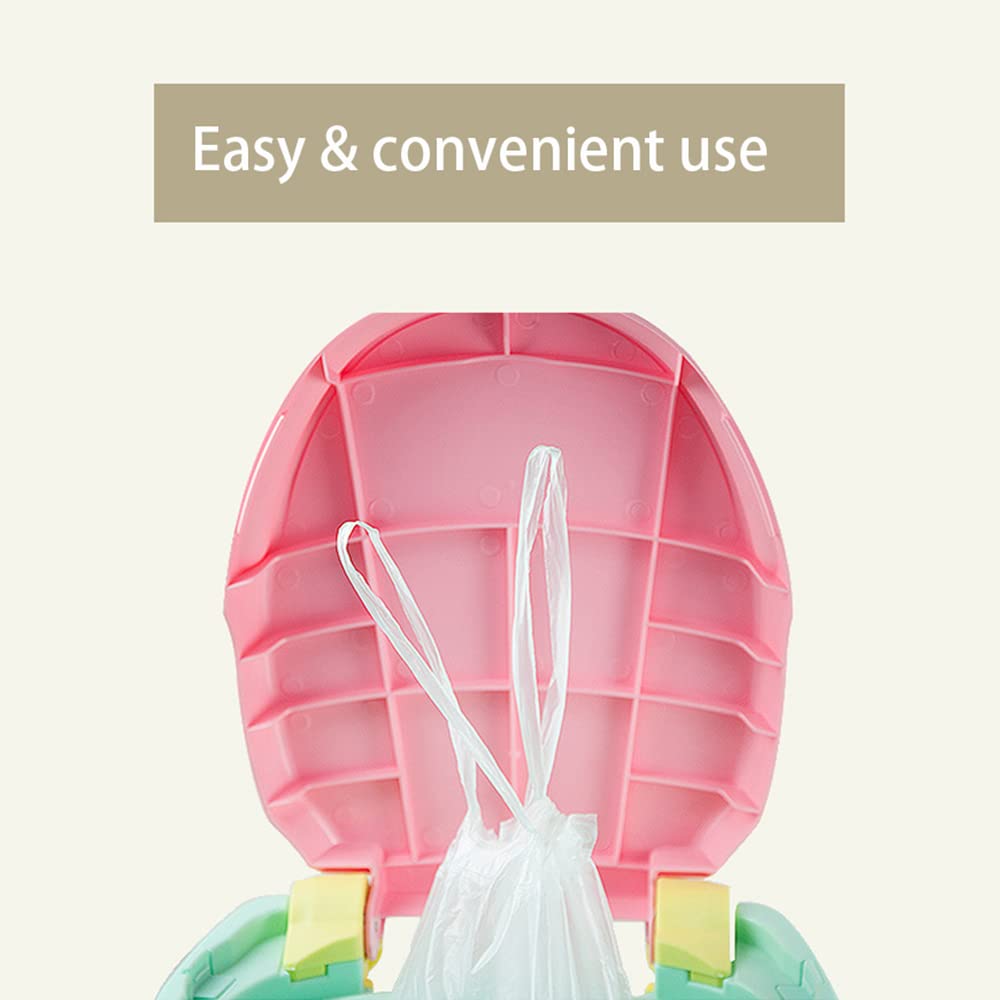 100 Pack Potty Chair Liners with Drawstring, Portable Potty Bags Potty Training Bags Potty Liners, Potty Refill Liners Disposable Potty Liners for Toddlers Kids and Baby