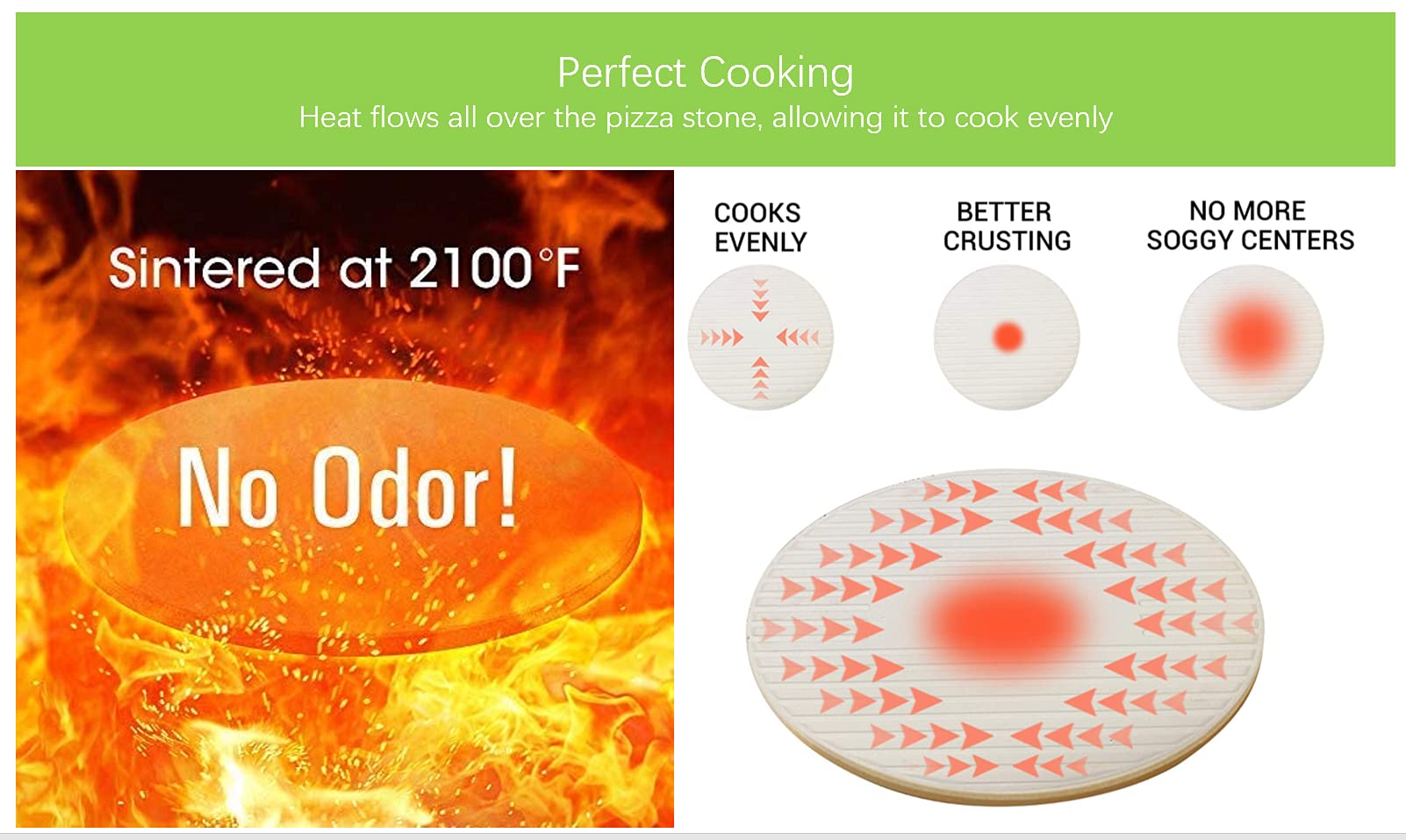 11' x 0.25' Round Pizza Stone