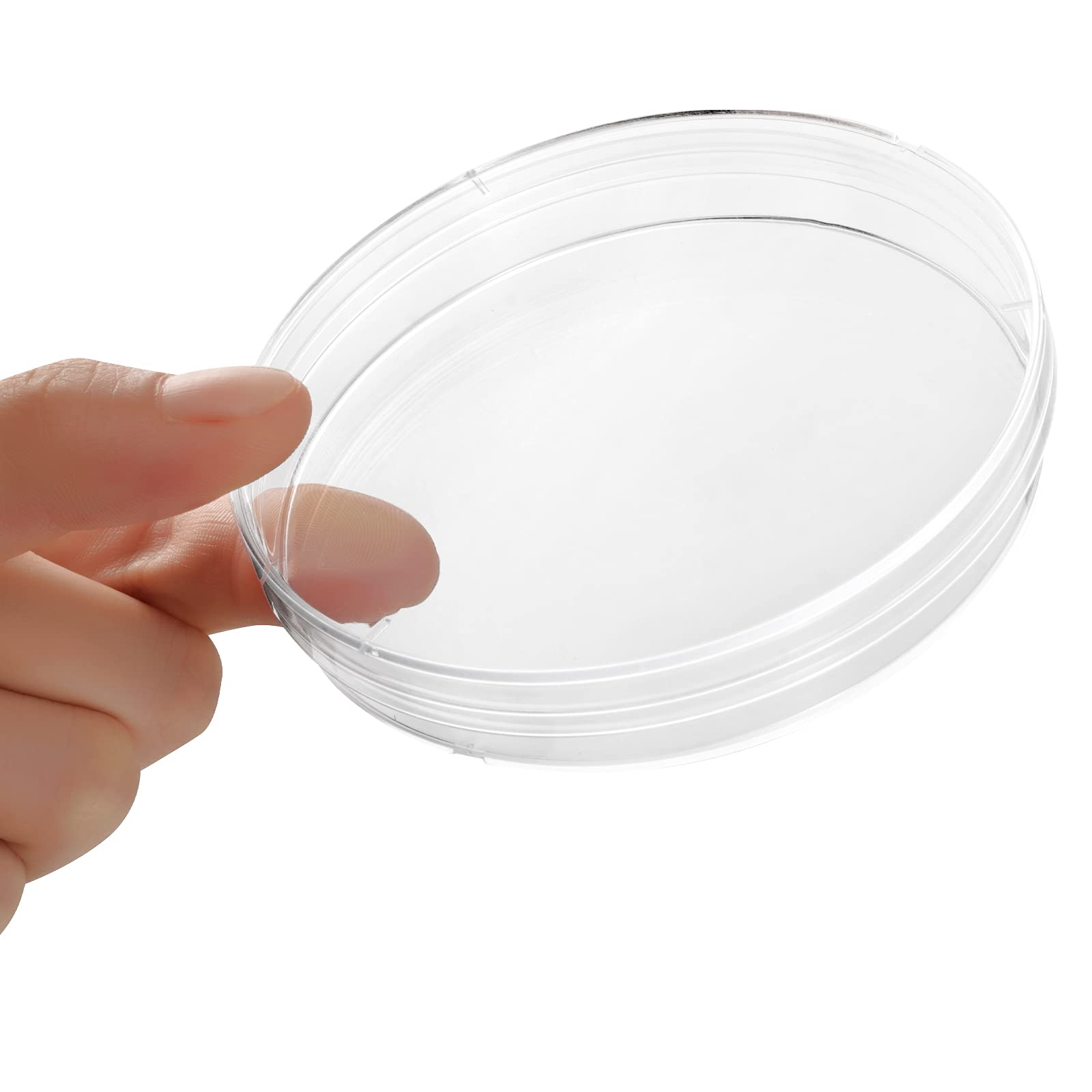 JOIKIT 80 Pack Sterile Plastic Petri Dishes, 90mm Dia × 15mm Deep Petri Dishes with Lids, Lab Petri Dishes with 200 Plastic Transfer Pipettes for Laboratory Studies, Scientific Research