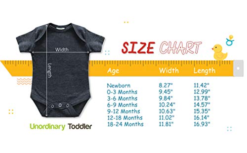 Unordinary Toddler my parents did not practice social distancing newborn baby funny quarantine announcements bodysuit (Charcoal Black, 3-6 Months)