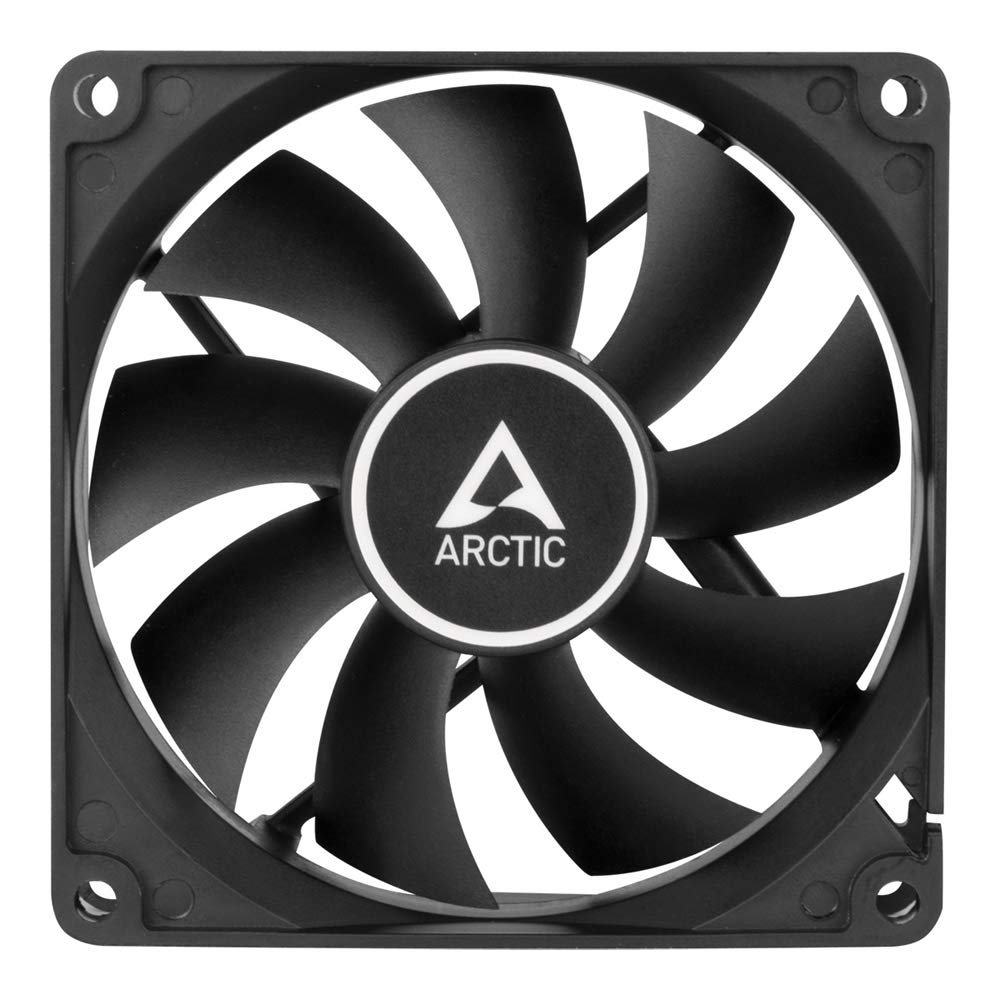 ARCTIC F9 PWM PST (5 Pack) - 92 mm PWM PST Case Fan with PWM Sharing Technology (PST), Quiet Motor, Computer, Fan Speed: 150-1800 RPM - Black