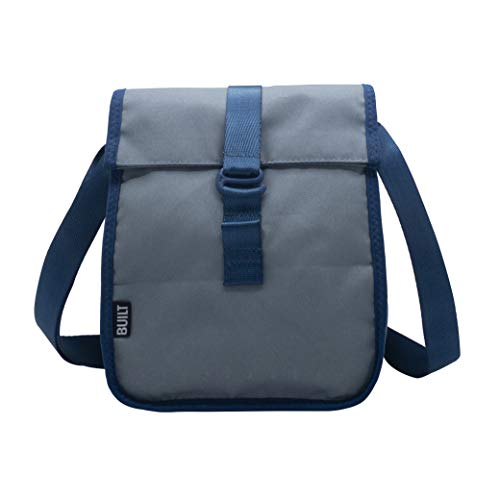 BUILT Crosstown Stain Resistant Insulated Lunch Bag with Adjustable Shoulder Strap Citadel 5269922