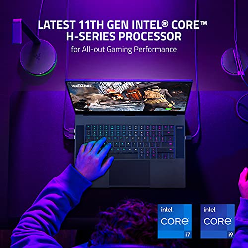 Razer Blade 15 Gaming Laptop: NVIDIA GeForce RTX 3080-11th Gen Intel 8-Core i7 CPU - 15.6” QHD 165Hz - 32GB RAM - 1TB SSD - CNC Aluminum - Chroma RGB - THX Spatial Audio - Thunderbolt 3