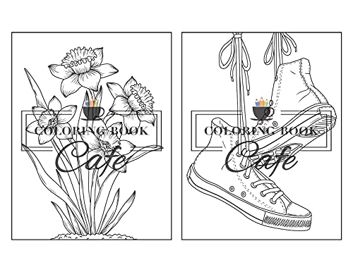 100 Easy Designs: A Large Print Coloring Book Featuring 100 Fun and Easy Designs for Adults, Seniors, and Beginners