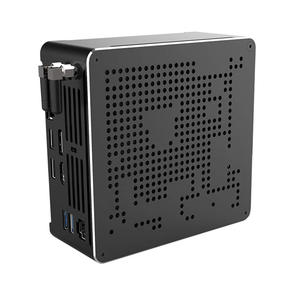 PARTAKER Gaming Mini PC, Core i7 10750H Windows 10 Mini Computer, 64GB DDR4/ 2TB SSD, Double Display 4K 60Hz, Gigabit Ethernet, HDMI2.0, DP, TPC, Dual-Band Wi-Fi,BT 4.2, Built-in-Fan