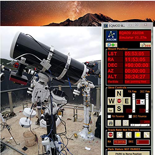 Telescopes Equatorial Mount Control Cable for Skywatcher HEQ5pro AZEQ5 AZEQ6 EQ6-R Support EQMOD ASCOM Set Up Sofware Manual Download (6ft/180cm,Asiair or PC to Mount Black)