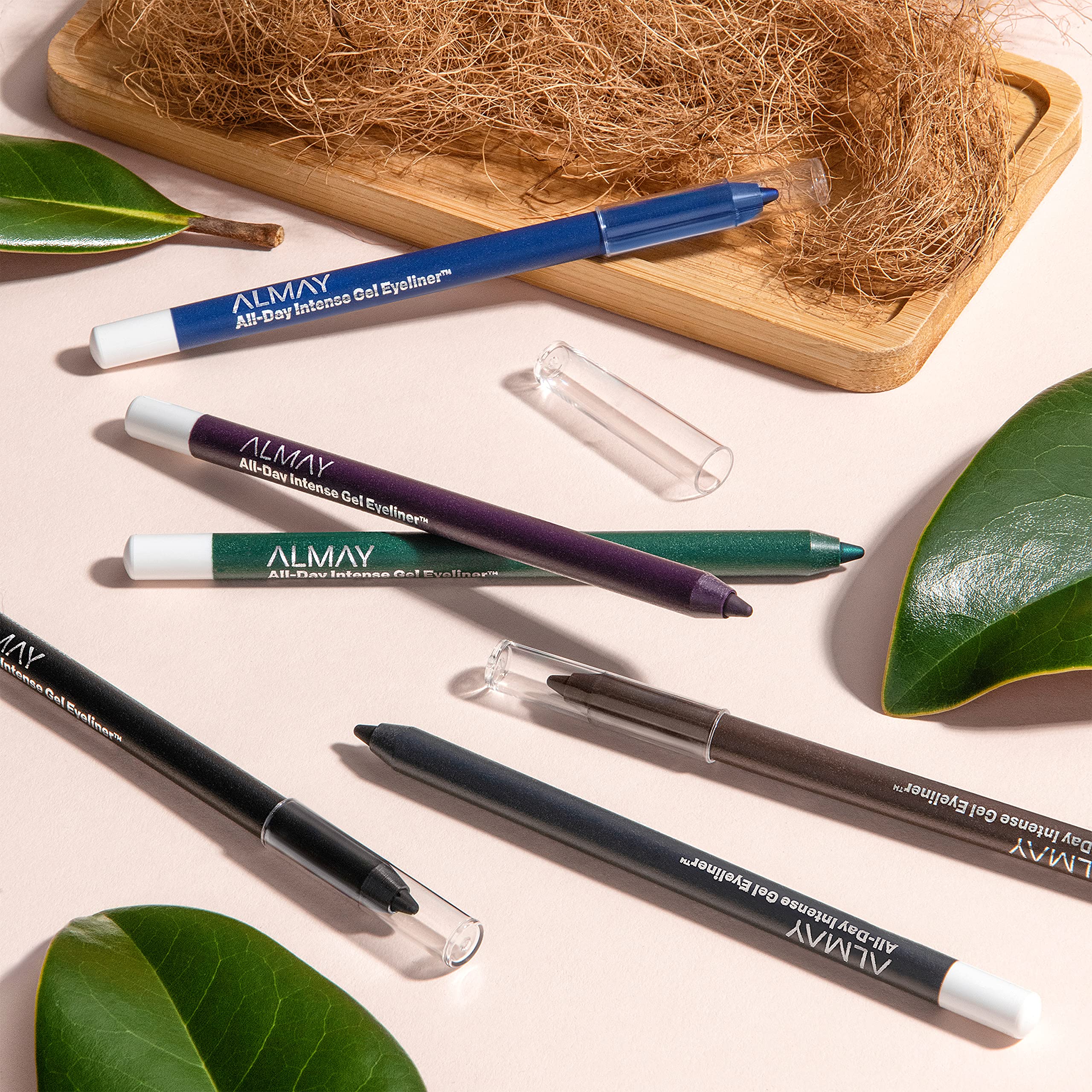 Almay Gel Eyeliner, Waterproof, Fade-Proof Eye Makeup, Easy-to-Sharpen Liner Pencil, 100 All Day Grey, 0.045 Oz