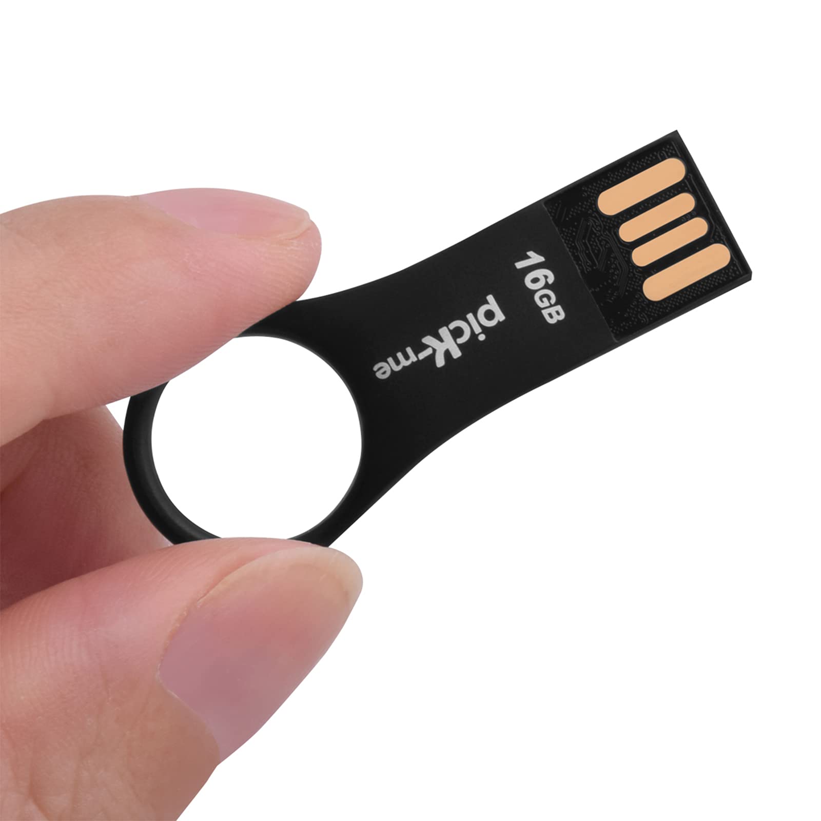 picK-me USB 2.0 Flash Drives, High Speed Thumb Drive Disk Memory Stick, for Data Storage and Share, for Desktop/Laptop/Smart TV/Car Audio etc (16GB, 2 PCS)