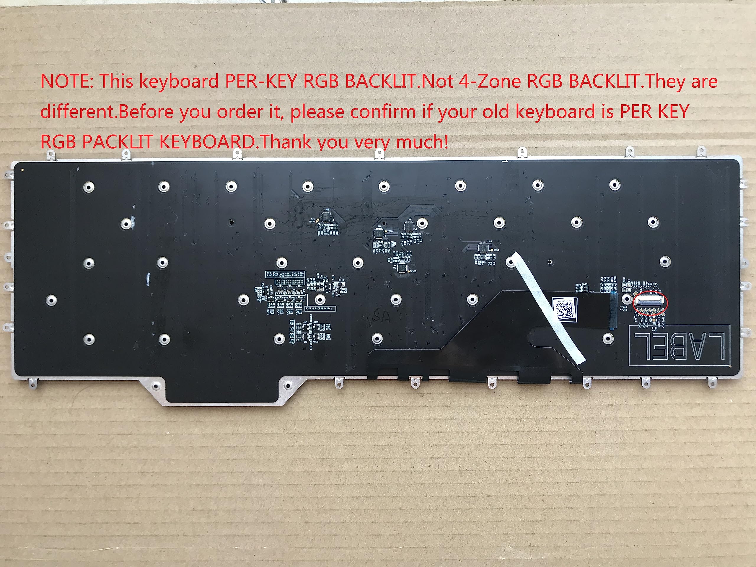 Original New for Dell Alienware m17 R3 17.3 inch FHD Gaming Laptop Per-Key RGB Keyboard Backlit US White