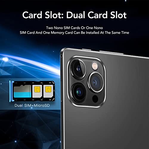 10.1 Inch Android 12 Tablet pc, 6GB 128GB 8 core CPU 1960 x 1080IPS HD Touch Screen 10.1 inch tablet 2MP and 8MP Camera 5G Dual Frequency Dual SIM Dual Standby Tablet PC 8000mAh Lithium Battery(#2)