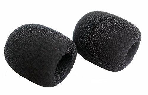 Maintenance Substitute Ear Pads for Jabra UC Voice 150 MS Duo/Mono Corded Phone Headphones Repair Parts (Earpads+Mic Sponge 1 Set)