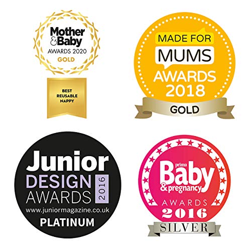 Bambino Mio, Miosolo Classic All-in-One Reusable Cloth Diaper, Adjustable Size, Eco Chemical Free Diaper, Berry Bounce