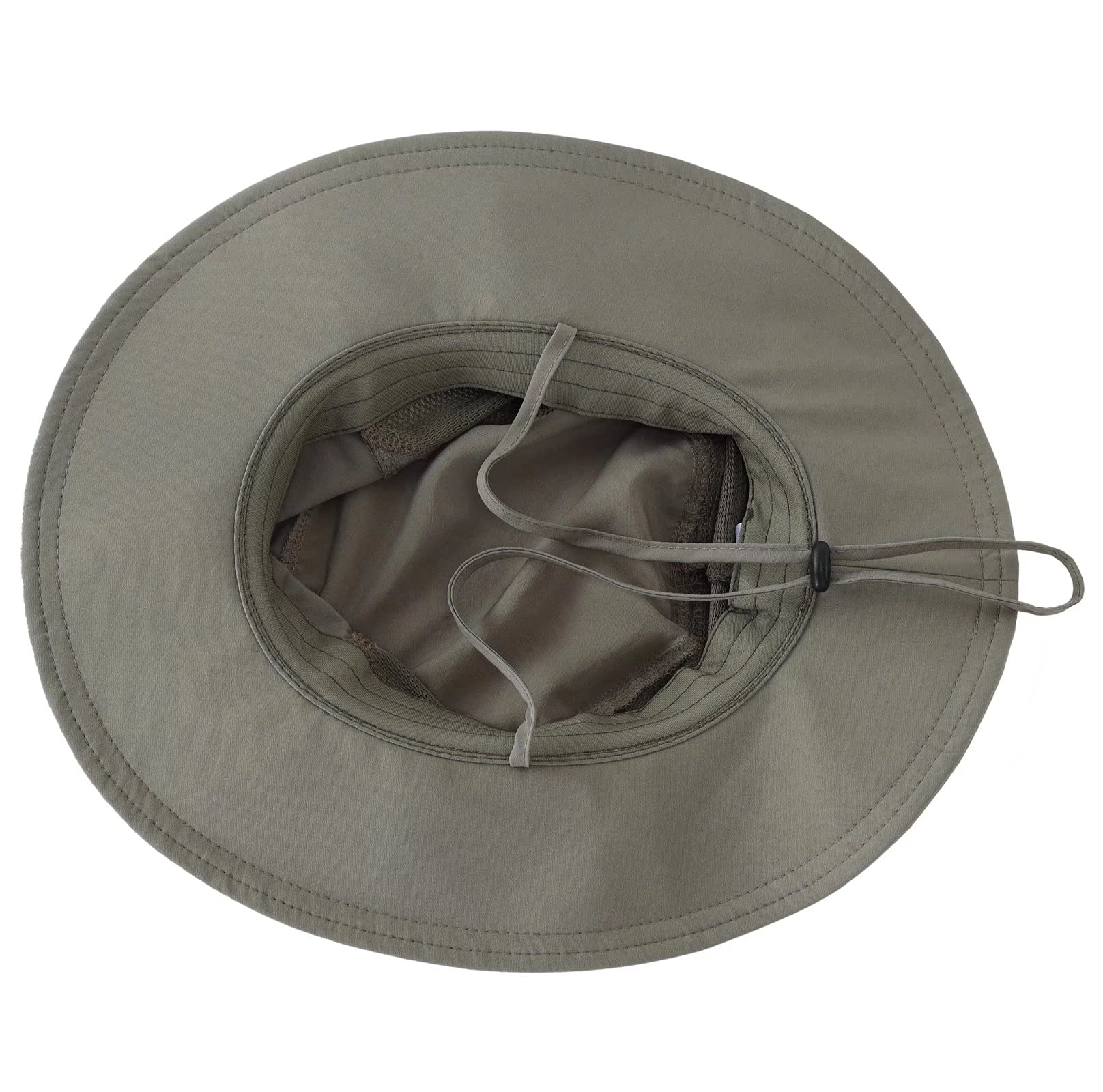 Connectyle Baby Boys Summer Sun Hat UPF 50+ Wide Brim Beach Hat Kids Bucket Fishing Hat S Army Green
