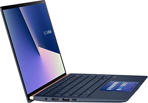 ASUS ZenBook 14 Ultra-Slim Laptop 14” Full HD NanoEdge Bezel, Intel Core i7-8565U, 16GB RAM, 512GB PCIe SSD, GeForce MX250, Innovative ScreenPad 2.0, Windows 10 Pro, UX434FL-DB77, Royal Blue