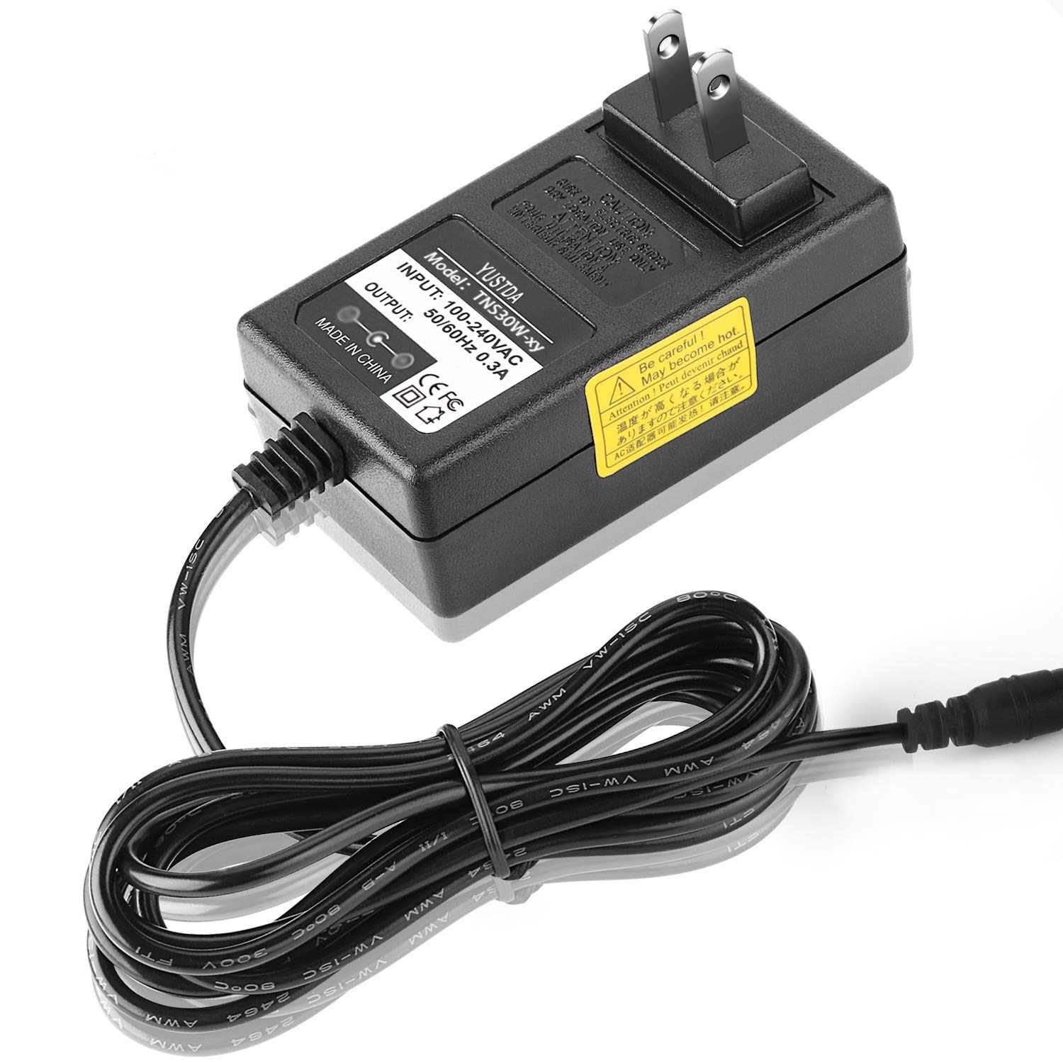 AC/DC Adapter for Brookstone Shiatsu Sport Cordless Body Massager CRDLSSHTSUSPRT 856189 Power Supply Cord Cable Charger Mains PSU(with 5.5mm*2.5mm Plug)