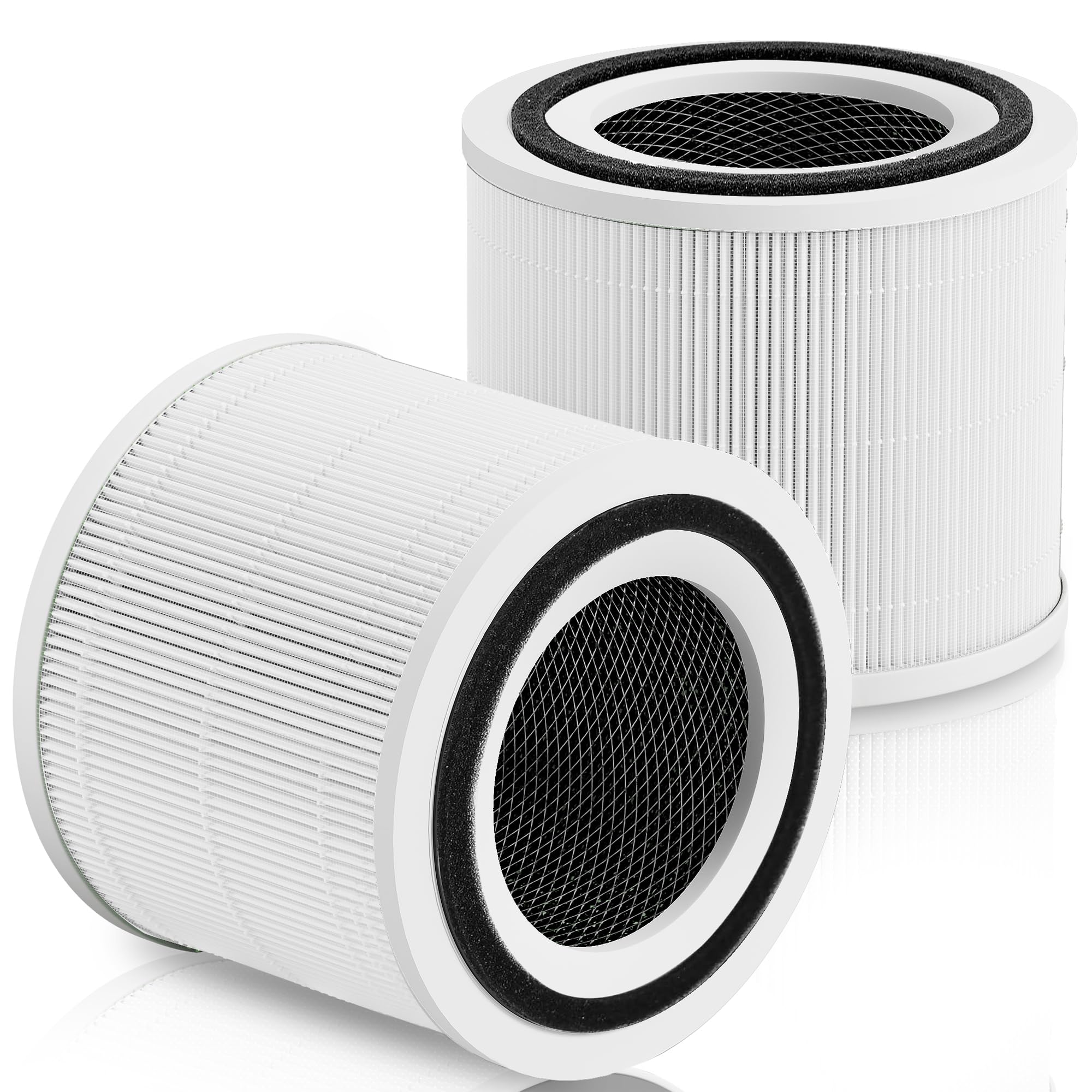 2 Pack HEPA-14 Replacement Filter Compatible with 240 Purifier, 3-in-1 Filtration System of Nylon Pre-Filter, Activated Carbon Filter and Grade True 14 HEPA Filter Replacement