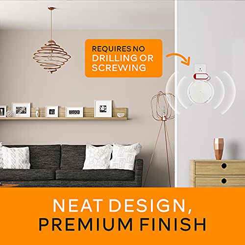 Bangcheer - Cable and Power Line Storage Boxes for WiFi Router, Easy-to-Install Deco Wall Mount Holder for Tp Link Deco M5, Red, Pack of 2