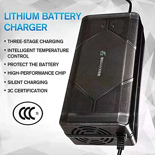 TCTYALR 370W Power 60V 5a 6a Electric Scooter Charger 71.4V 17S ebike Lithium ion Batteries Charger