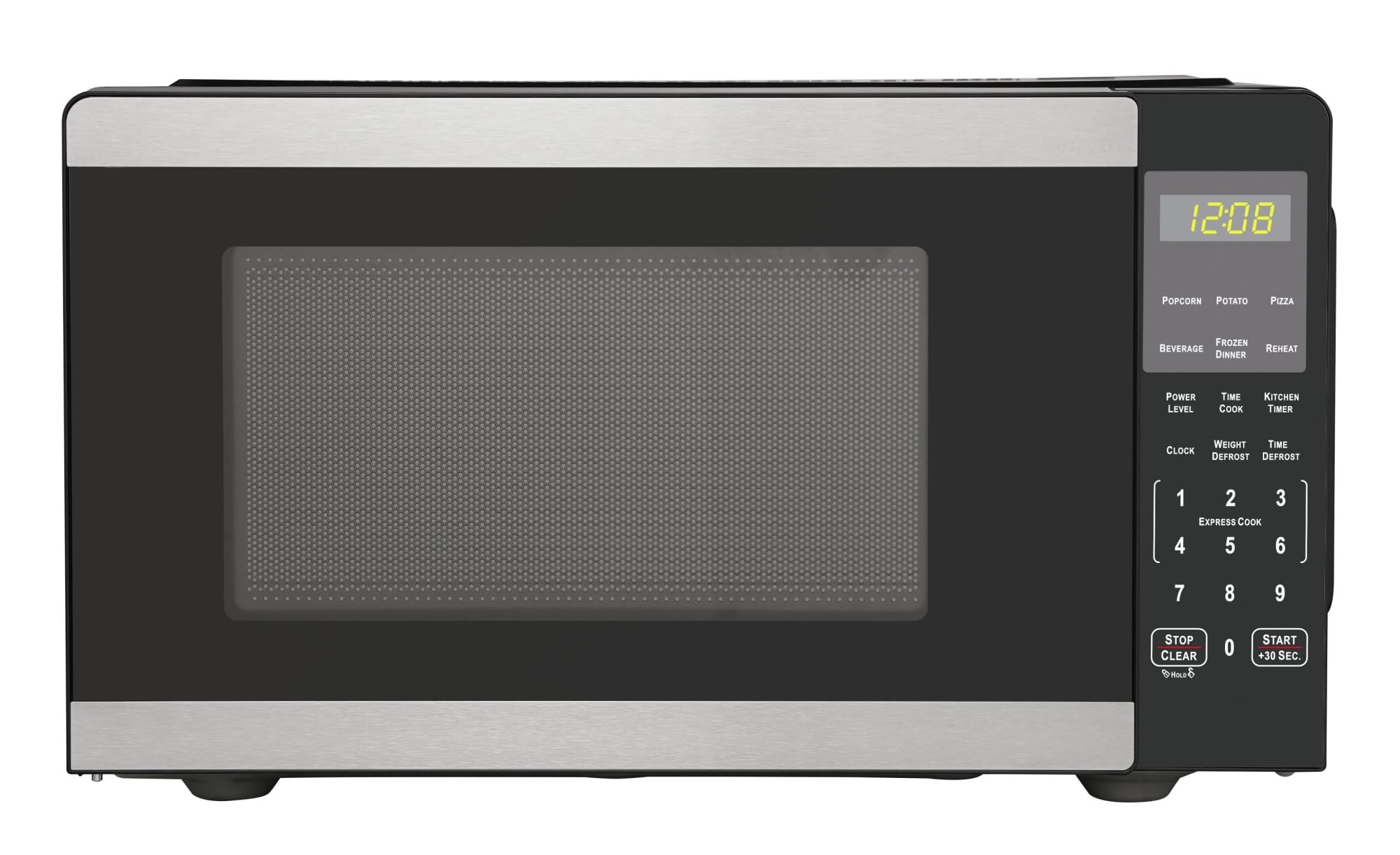 0.9 Cu ft Countertop Microwave Oven (Color : Stainless Steel)
