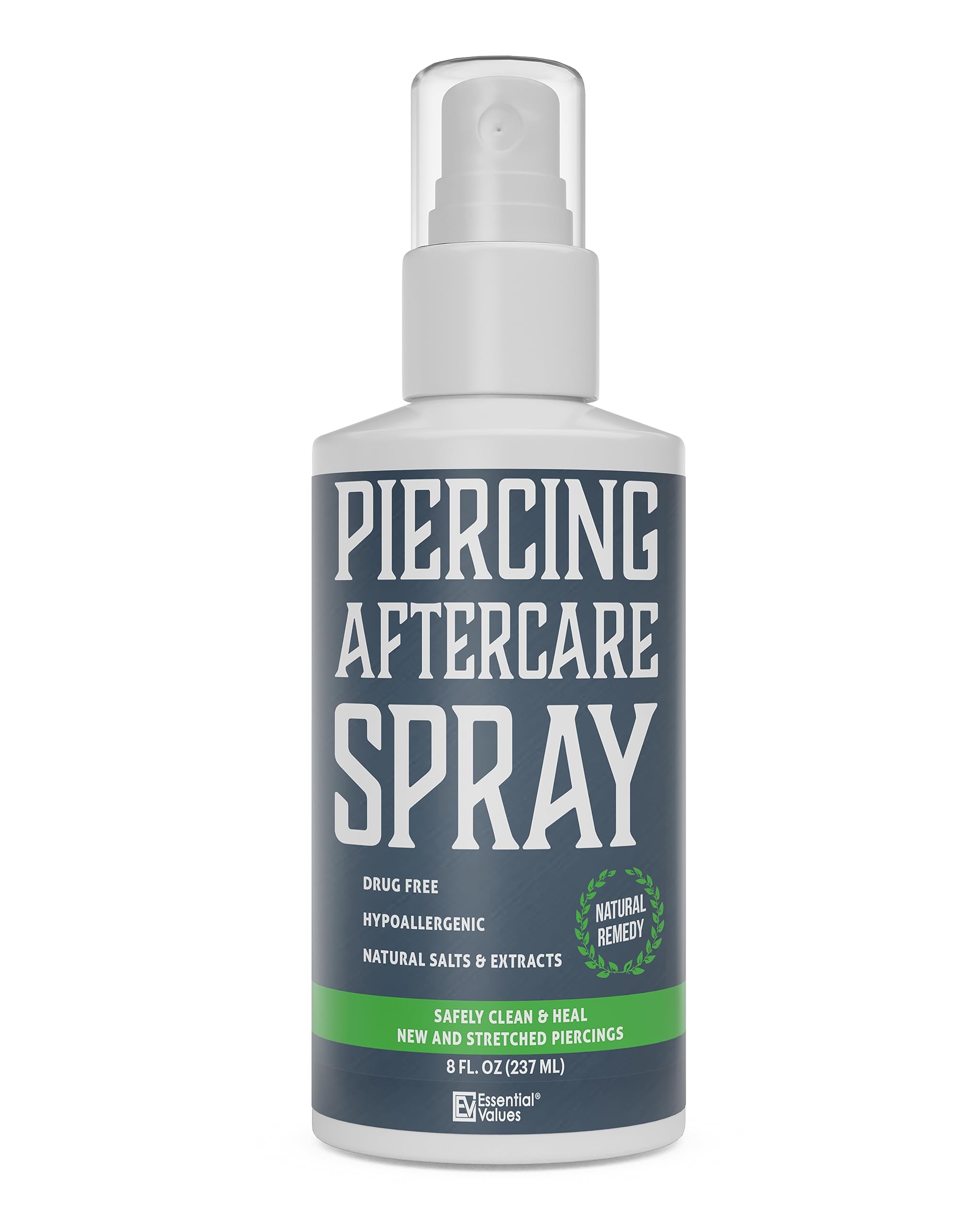 2 Pack Piercing Aftercare Spray (8 OZ Per Bottle) - Gentle on Contact - Made in USA