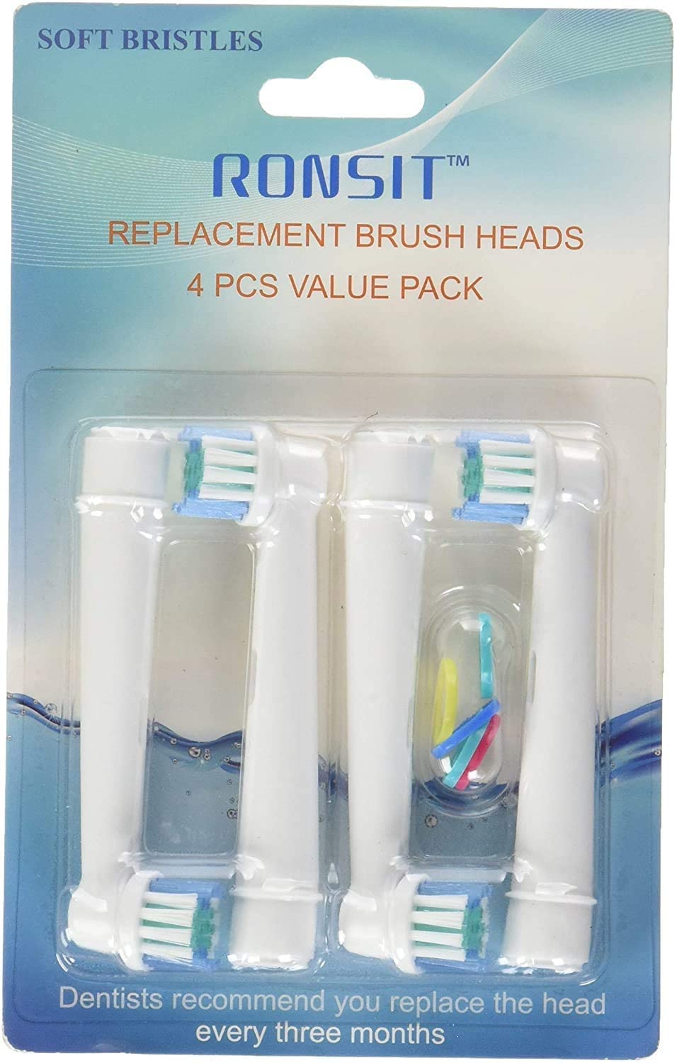 4 pcs Replacement Brush Heads Compatible with Oral-B Electric Toothbrush