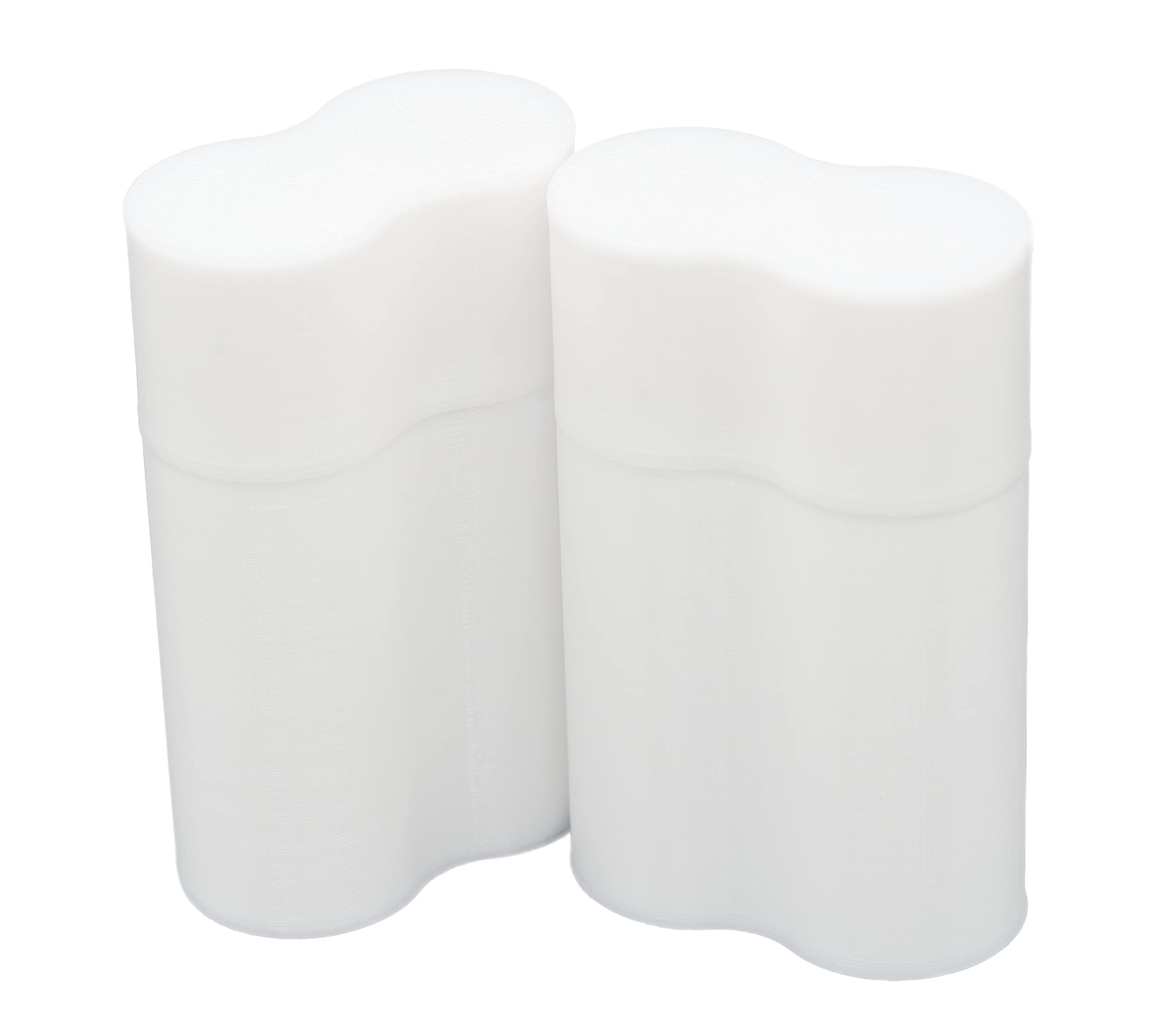 Protect Your Power - Slimline 18650 Battery Case, Soft Durable Material - Pack of 2 (Holds 2 Batteries)