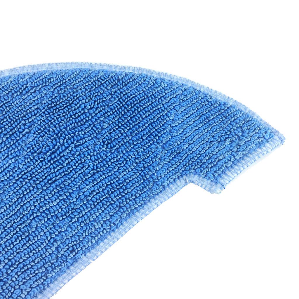 10PC Detachable Sweeper Rag Mop Replacement Compatible with ILIFE T4 A4 Vacuum Cleaner Robot Sweeper(280MMx130MM)