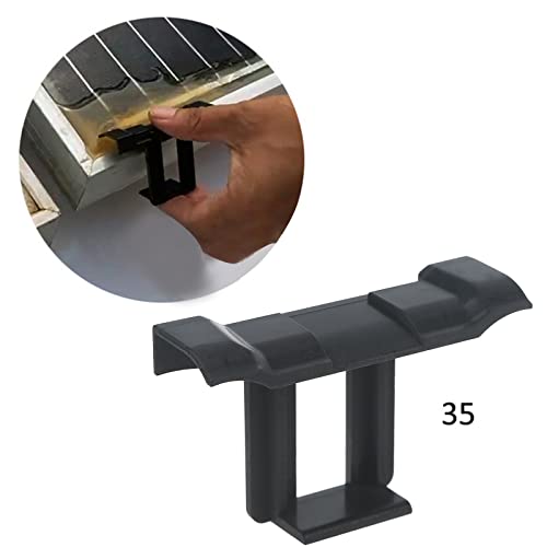 10 Pieces Photovoltaic Panel Water Guide & Mud Clamp Solar Panel Water Drain Clips & Low Temperature Resistance Solar Panel Clips For Roof Stagnant Water Clean