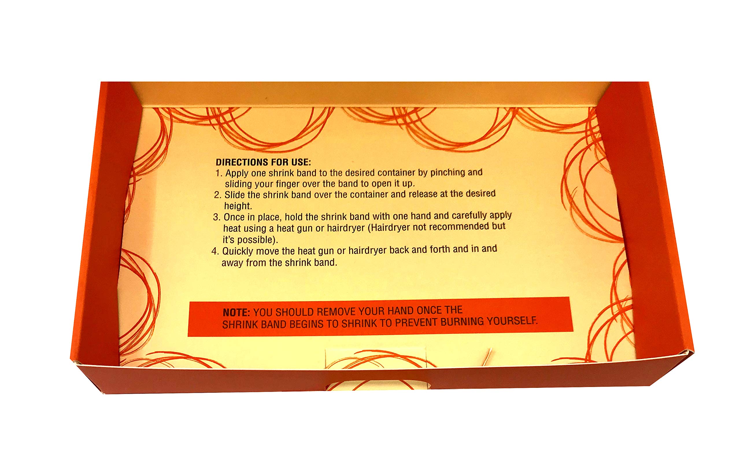 Clear Perforated Shrink Sleeve for 1 Ounce (30 mL) Dropper Bottles (100 Pack)