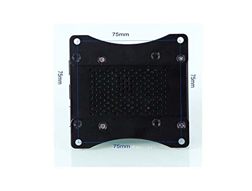 Raspberry Pi Wall Mount Metal case (Raspberry Pi 4, Green/Black)