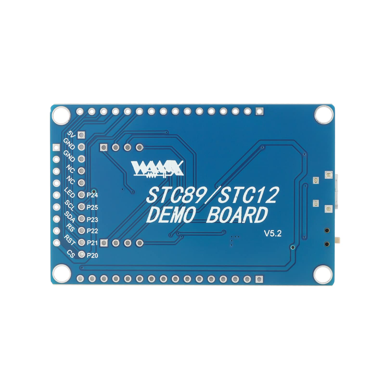 000 JESSINIE STC89C52RC Minimum System Board STC51 STC89C52RC core Development Learning Board CH340 51 Experimental Board Single Chip Microcomputer Development