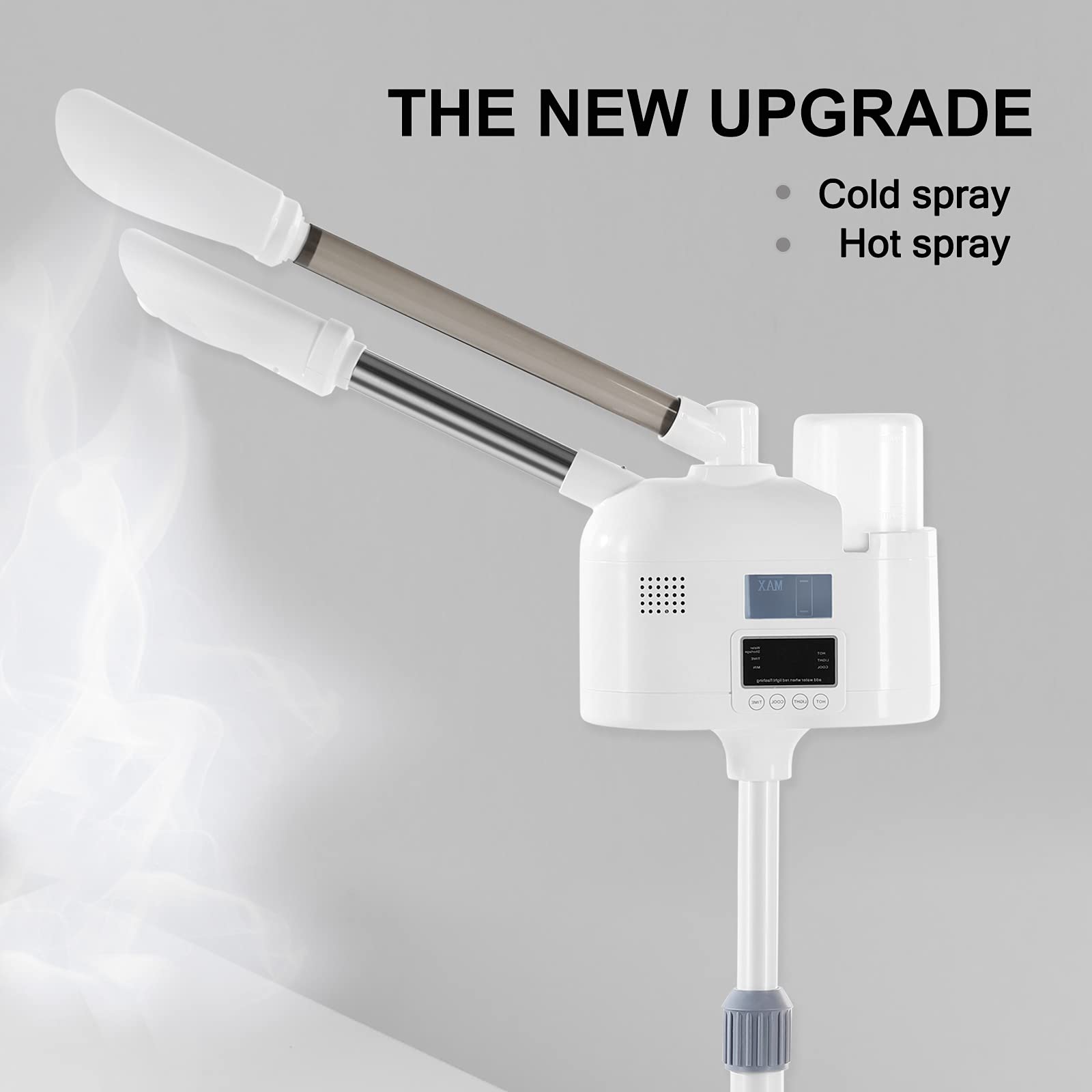 Professional 2 in 1 Facial Steamer Upgrade Esthetician Steamer with hot & Cold Nozzle Beauty Salon Spa